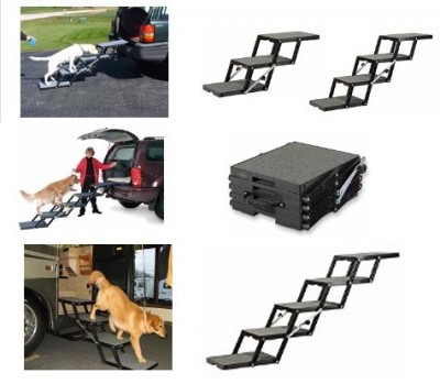 Pet Loader Car Steps Assist Three Legged Dogs in Truck SUV Van